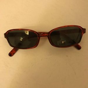 Accessories | Red Tortoise Small Rectangular Frame Sunglasses | Poshmark